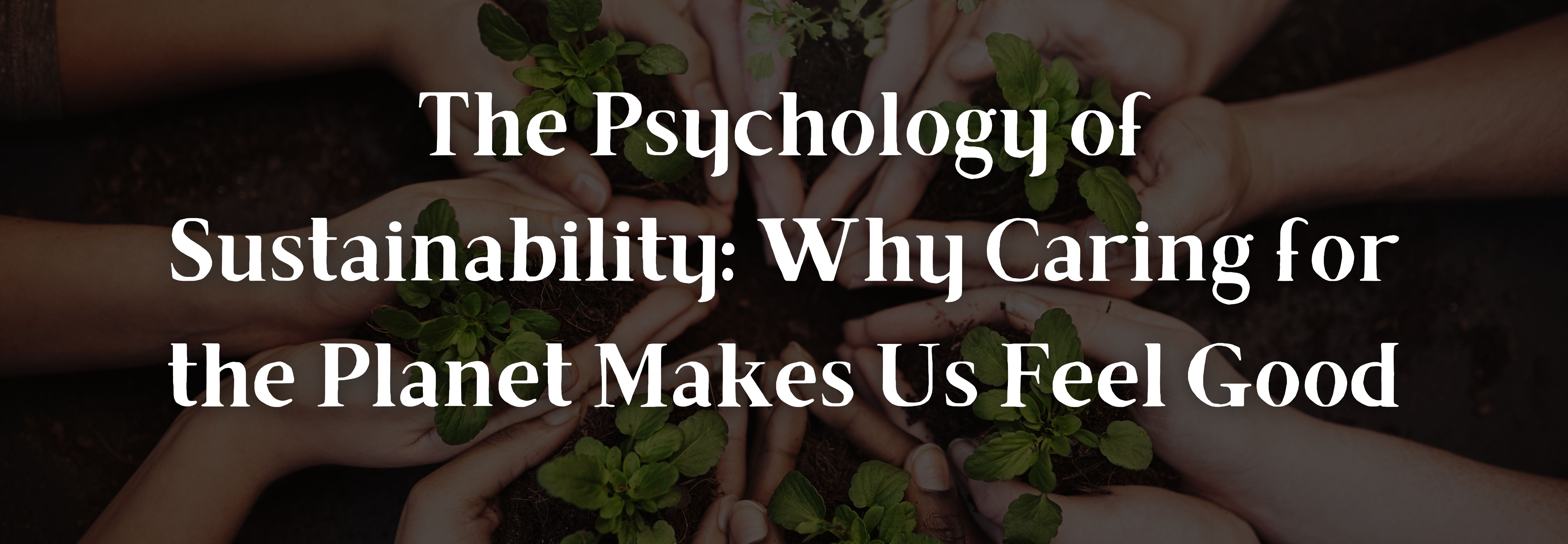 The Psychology of Sustainability: Why Caring for the Planet Makes Us F ...